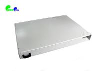 China 1U 24 Ports Optical Fiber Distribution Frame Rack Mounted Side Pull Grey Color for sale