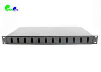 China Quad SM MM Rackmount Optical Fibre Frame Unloaded Patch Panel for sale