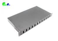 China Quad SM MM Rackmount Optical Fibre Frame Unloaded Patch Panel for sale