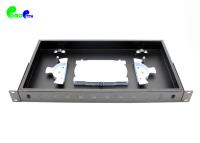 China Reasonable Layout 1U ODF Patch Panel Rack Mounted 1.2mm Cold Rolled Steel for sale