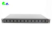 China Reasonable Layout 1U ODF Patch Panel Rack Mounted 1.2mm Cold Rolled Steel for sale