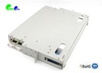 China 12F SC ODF Patch Panel Cold Rolled Steel Gray Material With Splice Tray Unit for sale