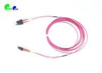 China G651 Magenta LSZH 2.0mm SC PC To LC PC Optical Patch Cord 850nm for sale