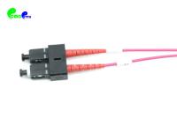 China G651 Magenta LSZH 2.0mm SC PC To LC PC Optical Patch Cord 850nm for sale