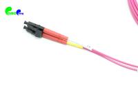 China G651 Magenta LSZH 2.0mm SC PC To LC PC Optical Patch Cord 850nm for sale