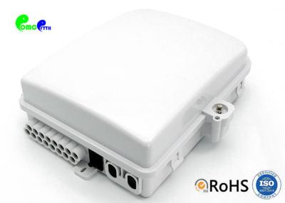 China Optical Distribution Frame 24F Wall Mounted Fiber Optic Distribution Box Outdoor Terminal Box Plastic Material for sale