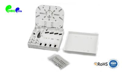 China 4 Cores Fiber Termination Box / fiber face plate / Fiber socket for SC,FC,LC,ST With ABS Material for sale