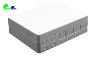 China 4 Cores Fiber Termination Box / fiber face plate / Fiber socket for SC,FC,LC,ST With ABS Material for sale