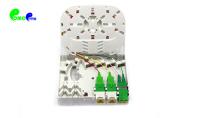 China 4 Cores Fiber Termination Box / fiber face plate / Fiber socket for SC,FC,LC,ST With ABS Material for sale