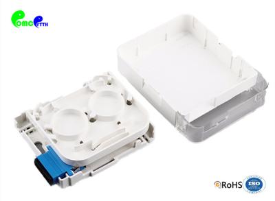 China 2 Cores Professional Portable Fiber Optic Termination Box With Heat - Shrink Splice Sleeves for sale
