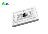 China 1 Core ABS Plastic Outdoor Fiber Termination Box High Safety Fiber Optic Socket for sale