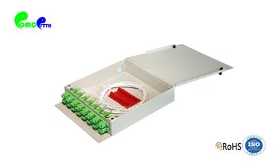 China SC 16F Fiber Termination Box Shock Resistance One Inlet Port 16 Ports Outlet for sale