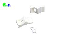 China Fiber Termination Box 2 Cores SC / FC / ST / LC Adapter With White Color ABS plastic Material for sale