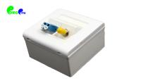 China Fiber Termination Box 2 Cores SC / FC / ST / LC Adapter With White Color ABS plastic Material for sale