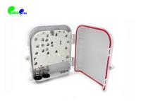 China Fiber Termination Box 8 Cores SC / LC / FC Adapter Plastic Shell FTTH Fiber Distribution Enclosure for sale
