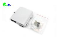 China Fiber Termination Box 8 Cores SC / LC / FC Adapter Plastic Shell FTTH Fiber Distribution Enclosure for sale