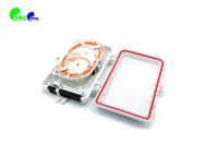 China 4 Fibers Plastic MM Type ABS Material Fiber Termination Box Full Loaded For Wall Mount Application for sale