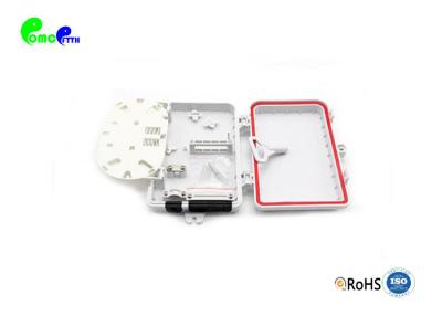 China 4 Fibers Plastic MM Type ABS Material Fiber Termination Box Full Loaded For Wall Mount Application for sale