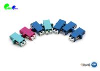 China LC Fiber Optic LC Adapter SM MM Simplex Duplex APC UPC SC Footprint Zirconia Ceramic Sleeve good IL for sale