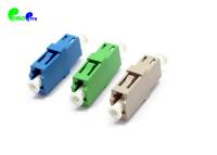 China LC Fiber Optic LC Adapter SM MM Simplex Duplex APC UPC SC Footprint Zirconia Ceramic Sleeve good IL for sale