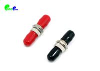 China Fiber Optic Adapter ST PC to ST PC SM Bulkhead Simplex Adapter IL< 0.2dB for sale