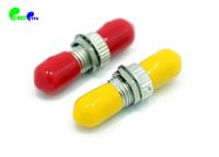 China Fiber Optic Adapter ST PC to ST PC SM Bulkhead Simplex Adapter IL< 0.2dB for sale