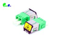China Fiber Optic Adapter LC SM APC Duplex ODF With Metal Shell And Auto - Shutter for sale