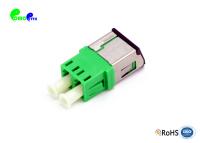 China Fiber Optic Adapter LC SM APC Duplex ODF With Metal Shell And Auto - Shutter for sale