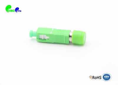 China Flexible FC Female To SC Male 9 / 125μm SX Fiber Optic Adapter Polish Type Educing System Size / Complexity for sale