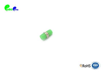 China Fiber Optic Adapter FC APC Simplex 9 / 125μm Round D Type Compact Structure With Wide Temperature Range for sale