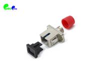 China Fiber Optic Adapter Metal Body SC Female - FC Female SX Ceramic Sleeve 2.5mm-2.5mm High Tensile Strength for sale