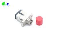 China Fiber Optic Adapter Metal Body SC Female - FC Female SX Ceramic Sleeve 2.5mm-2.5mm High Tensile Strength for sale