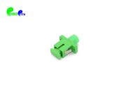 China SC APC Female - FC APC Female SX Hybrid Fiber Optic Adapter With Green Color High Precision Alignment Sleeves for sale