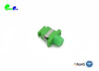 China SC APC Female - FC APC Female SX Hybrid Fiber Optic Adapter With Green Color High Precision Alignment Sleeves for sale