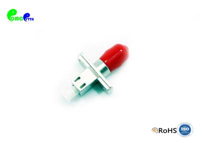 China LC Female - ST Female Metal Simplex Hybrid Fiber Optic Adapter Low Insertion Loss 0.2 dB for sale