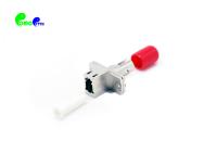China LC Female - ST Female Metal Simplex Hybrid Fiber Optic Adapter Low Insertion Loss 0.2 dB for sale