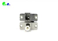 China Fiber Optic Adapter LC Female To SC Female Simplex Split With Flange Blue Cap Metal Material for sale