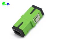 China Optical Fiber Adapter High Performance SC SX SM Flangeless / Reduced Green Blue Color Plastic Adapters for sale