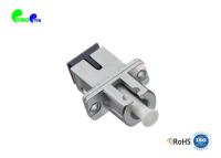 China Optical Fiber Adapter LC Female - SC Female Hybrid Simplex Copper Singlemode / Multimode With Full Flange for sale