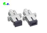 China Optical Fiber Adapter LC Female - SC Female Hybrid Simplex Copper Singlemode / Multimode With Full Flange for sale