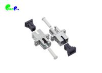 China Optical Fiber Adapter LC Female - SC Female Hybrid Simplex Copper Singlemode / Multimode With Full Flange for sale