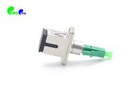 China SC Female to LC Male Simplex 9 / 125μm Fiber Optic Adapter Coupling With Metal Material for sale