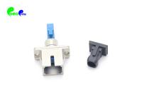 China SC Female To LC Male SX SM Fiber Optic Adapter 1000times Durability With LC Blue Connect Metal Material for sale