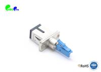China SC Female To LC Male SX SM Fiber Optic Adapter 1000times Durability With LC Blue Connect Metal Material for sale
