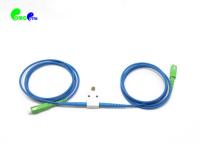 China Optical Fiber Attenuator Precision Polishing Inline Fully Compatible With SC APC Connect 2.0mm Blue Cable for sale