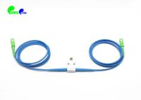 China Optical Fiber Attenuator Precision Polishing Inline Fully Compatible With SC APC Connect 2.0mm Blue Cable for sale