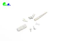 China SC UPC 50 / 125μm Simplex Fiber Optic Connectors With Gray Color Connect High Durability for sale