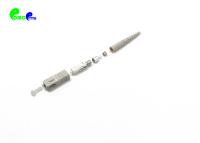 China SC UPC 50 / 125μm Simplex Fiber Optic Connectors With Gray Color Connect High Durability for sale
