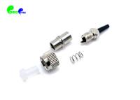 China FC 0.9mm Fiber Optic Connectors Mullti - Piece UPC Simplex For FC Pigtail Assemblies for sale