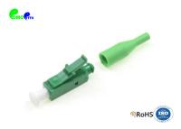 China LC APC Single Mode Simplex 0.9mm Fiber Optic Connector Wide Application Excellent Mechanical Performance for sale